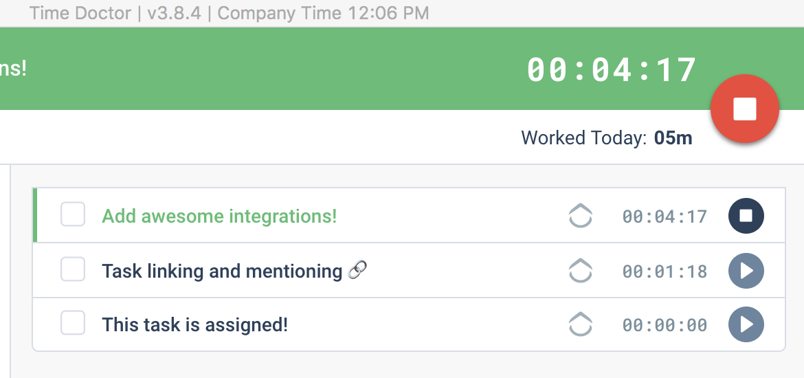 ClickUp Time Tracking Time Doctor